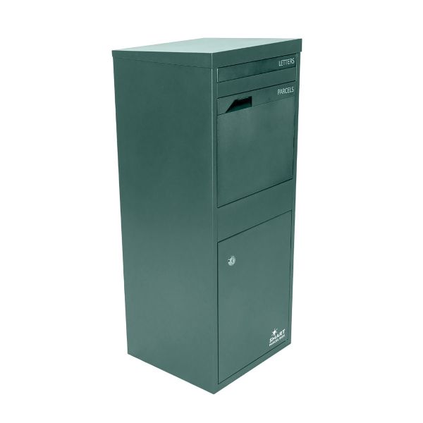 Large Front & Rear Access Green Smart Parcel Box