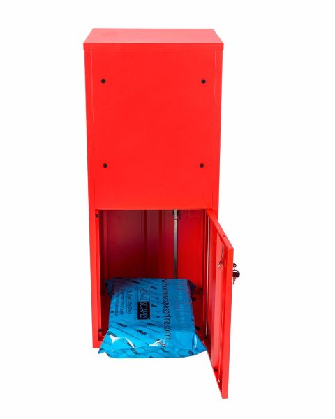 Large Front & Rear Access Red Smart Parcel Box