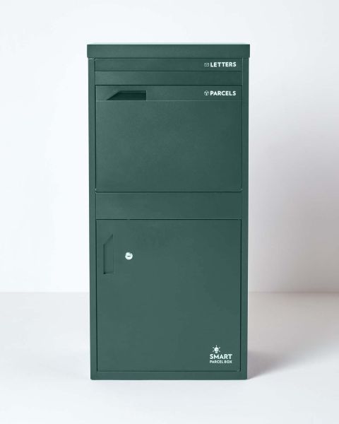 Extra Large Front & Rear Access Green Smart Parcel Box