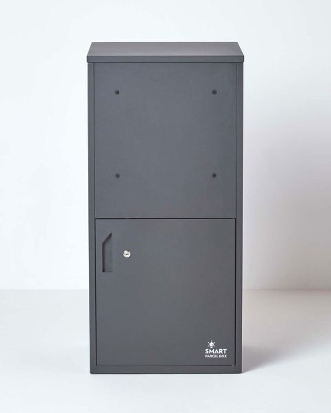 Extra Large Front & Rear Access Dark Grey Smart Parcel Box