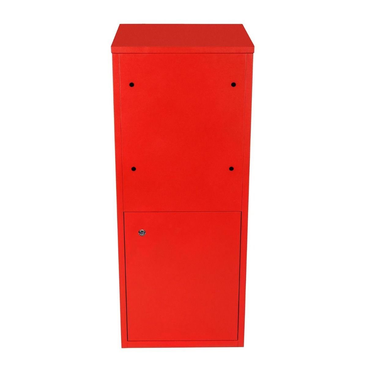 Large Front & Rear Access Red Smart Parcel Box