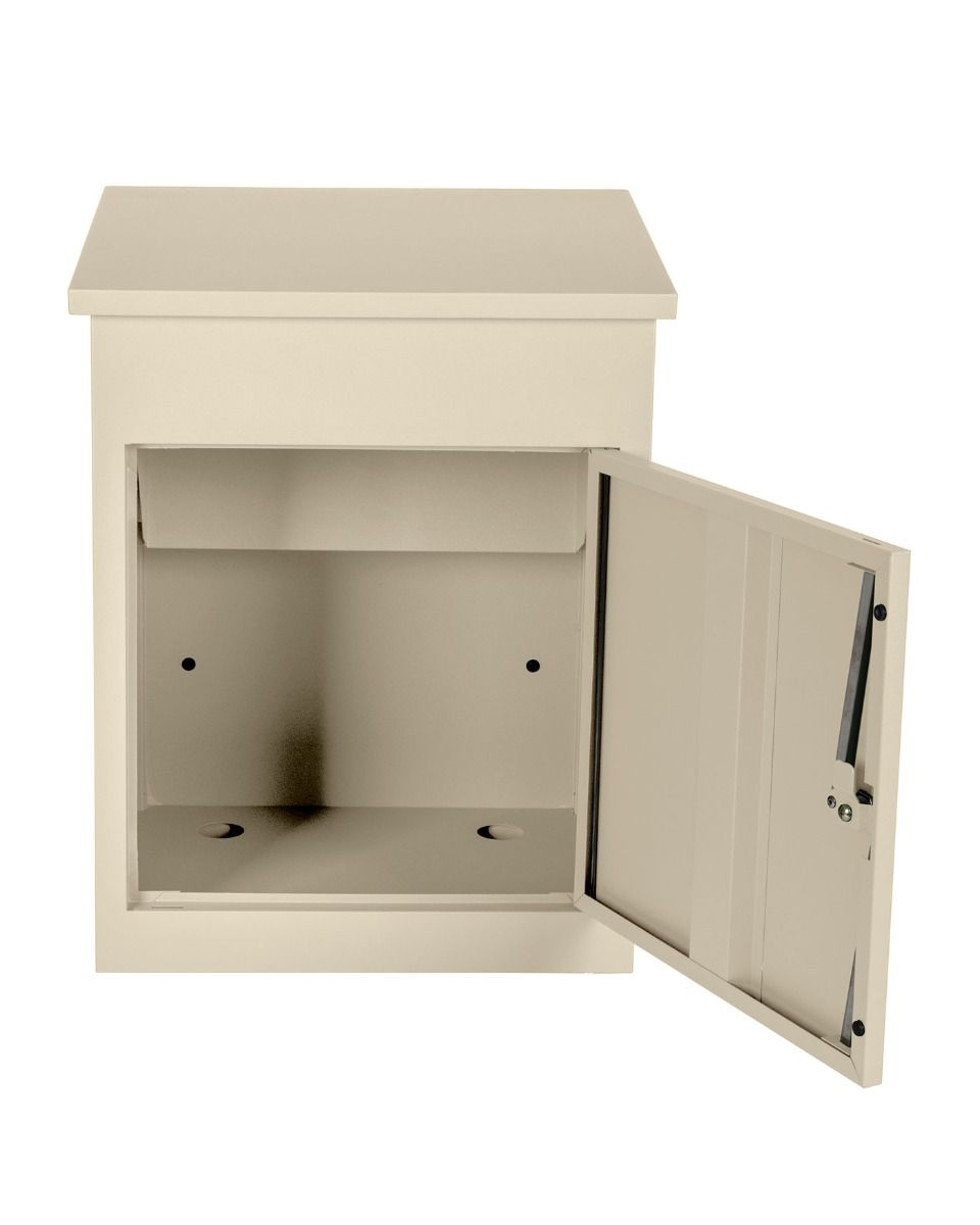 Medium Front Access Cream Smart Parcel Box