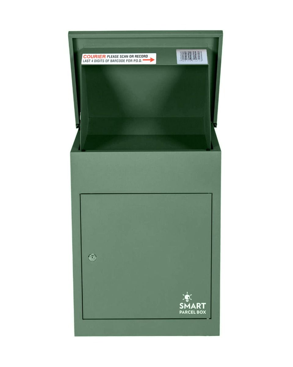 Medium Front Access Green Smart Parcel Box