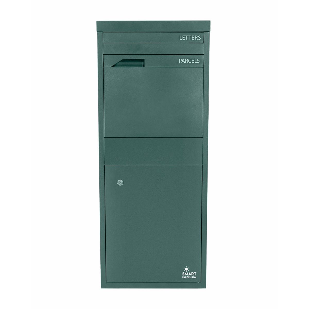 Large Front & Rear Access Green Smart Parcel Box