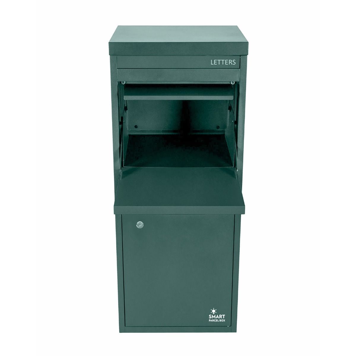 Large Front & Rear Access Green Smart Parcel Box