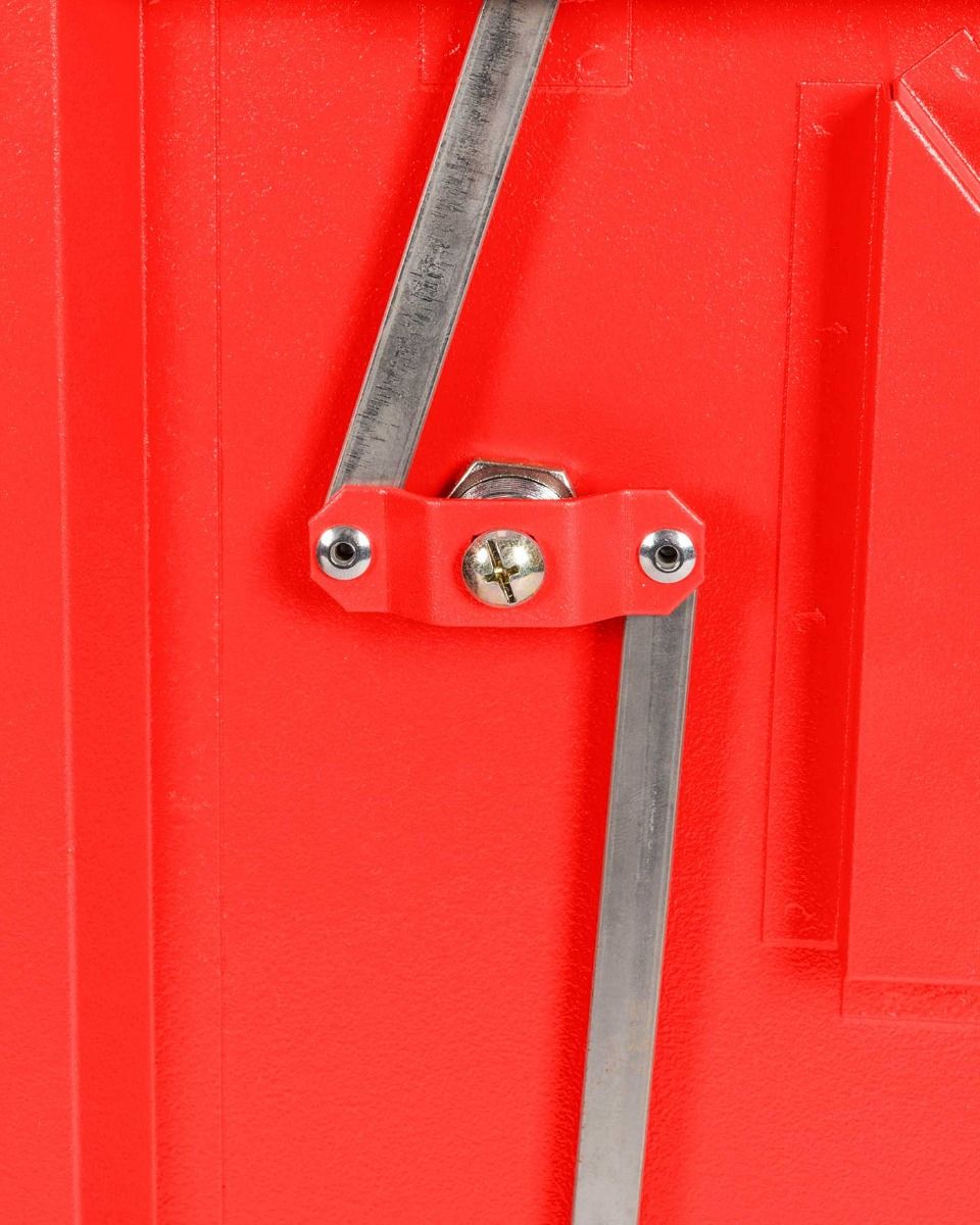 Large Front & Rear Access Red Smart Parcel Box