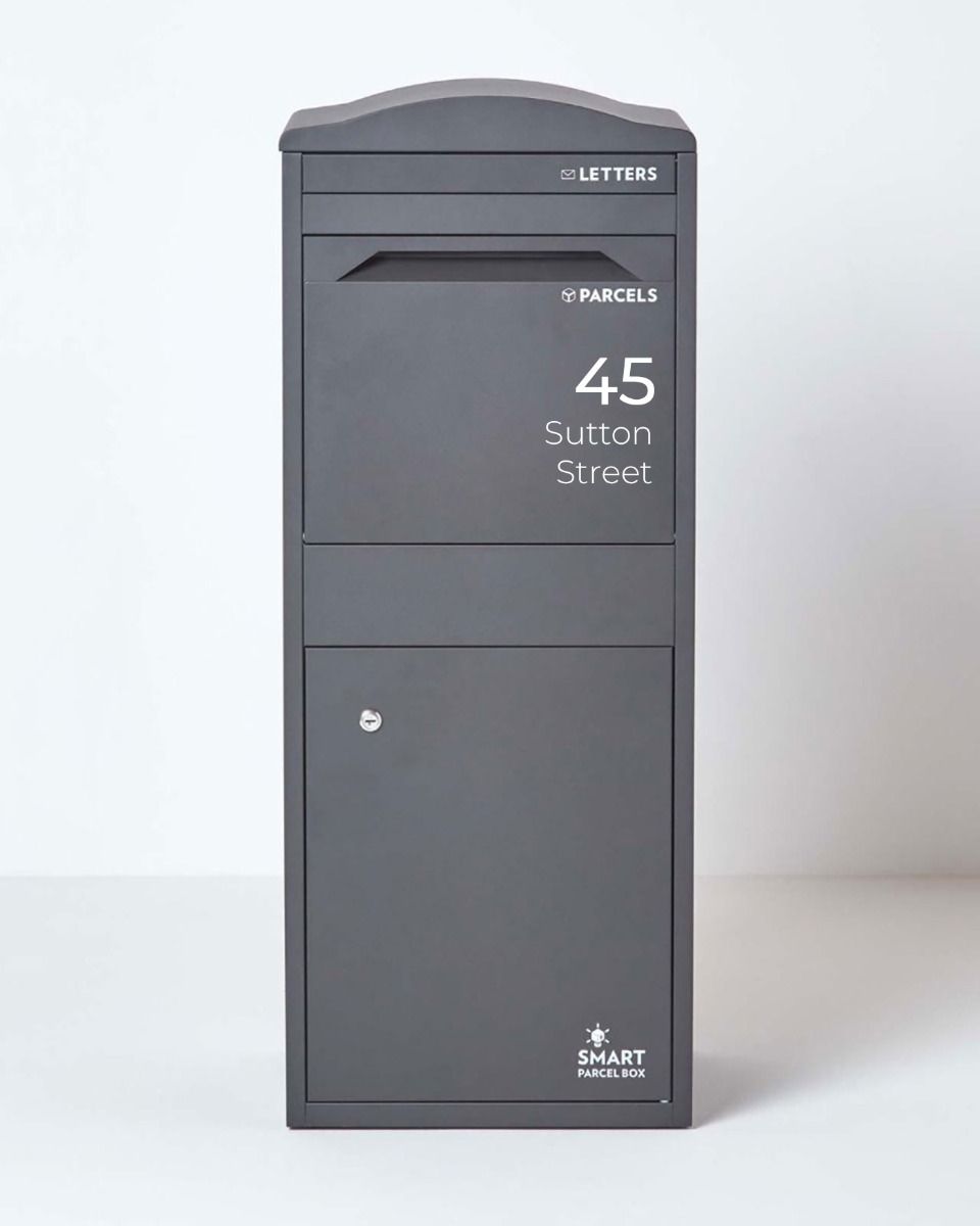 Curve Top Personalised Smart Parcel Box