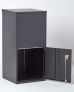 Extra Large Front & Rear Access Black Smart Parcel Box