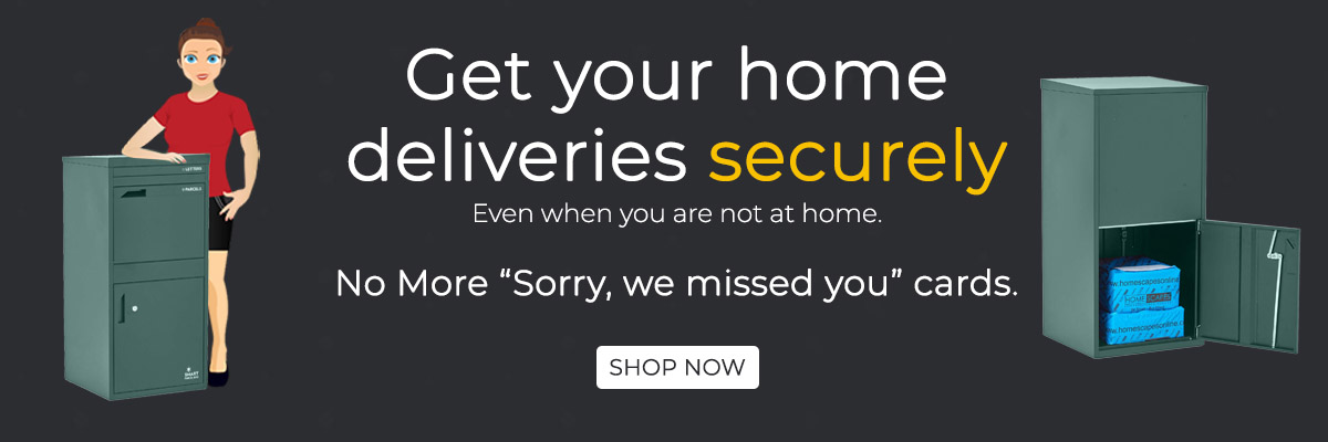 Smart Parcel Box - Outdoor Parcel Drop Box | Wall Mounted Parcel Box